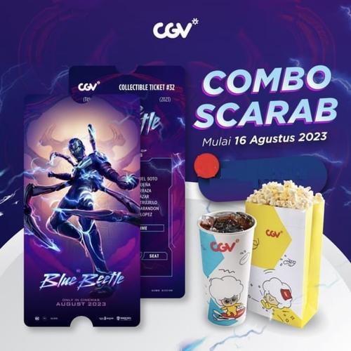 Promo Blue Beetle x CGV Official Collectible Ticket - Kab. Purwakarta - nahiaR Merch | Tokopedia
