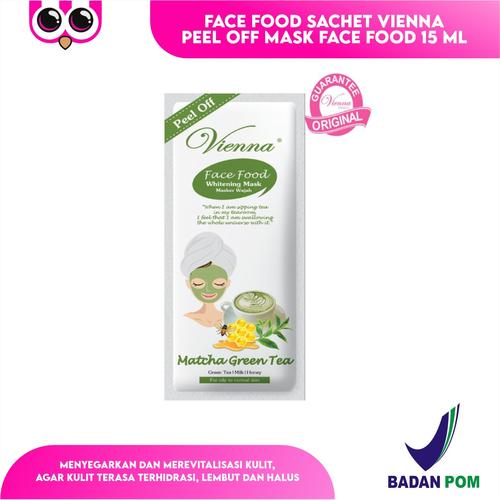 Jual FACE FOOD SACHET VIENNA PEEL OFF MASK FACE FOOD 15 ML SASET MASKER ...