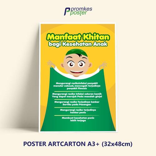 Jual Poster Kesehatan Manfaat Khitan / Sunat untuk Anak - Jakarta Barat ...