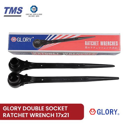 Jual Kunci Ratchet Glory Double Socket Ratchet Wrench 17 x 21 ...