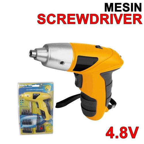 Jual SKY 15 Mesin Cordless 4.8 V Screwdriver Bor Tangan Baterai Drill ...