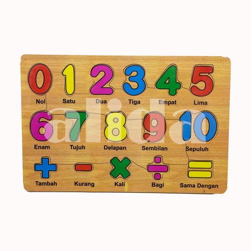 Jual Puzzle / Puzle / Pazel kayu MDF belajar Angka, Bilangan - Jakarta ...