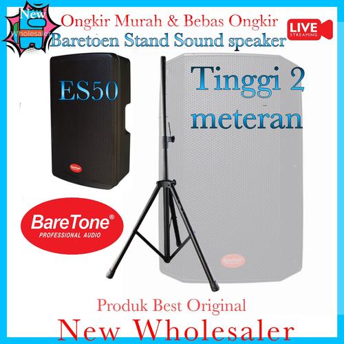 Jual stand Tripod Speaker Baretone Sound Max BT ES50 Original Full besi - Jakarta Barat - New ...