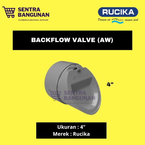 Jual BACKFLOW VALVE RUCIKA 4 INCH / TUTUP DRAINASE / TUTUP GOT RUCIKA ...