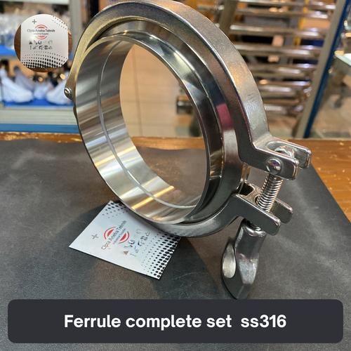 Jual Ferrule Clamp singlepin set sanitary Complete 4" ss316 - Jakarta Barat - Cipta Aneka Teknik ...