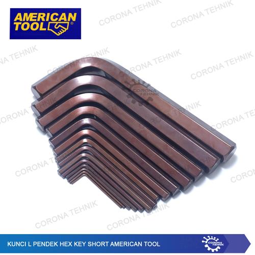 Jual Kunci L Pendek Hex Key Short American Tool - 19 mm - Jakarta Barat - Corona Tehnik | Tokopedia