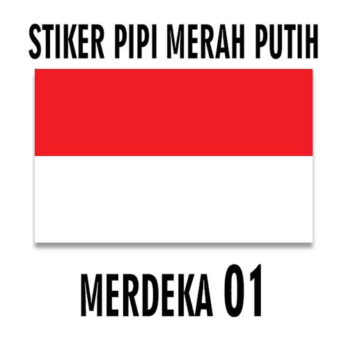 Jual Stiker Pipi Merah putih - Sticker Bendera Indonesia - MERDEKA 01 ...