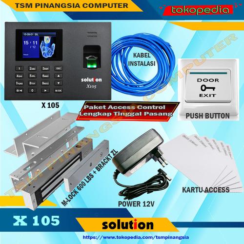 Jual Paket Akses Door Solution X105 iD - Untuk Pintu Kayu - Pintu ...