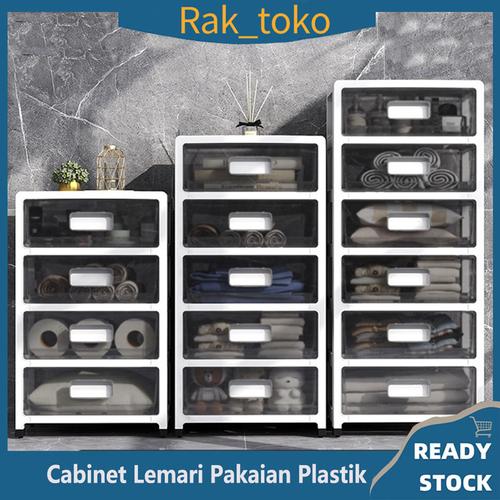 Jual Lemari Plastik Penyimpanan Container Kotak Multifungsi Dengan ...