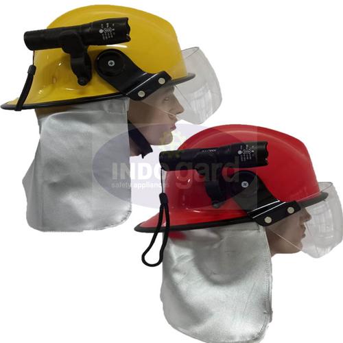 Jual Helm Pemadam Kebakaran+Senter Kepala,Fire Helmet PMK Safety ...