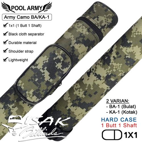Jual Pool Army 1x1 BA/KA-1 Hard Cue Case - Tas Stick Sarung Billiard ...