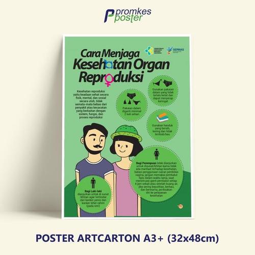 Jual Poster Kesehatan Cara Menjaga Kesehatan Organ Reproduksi - Jakarta ...