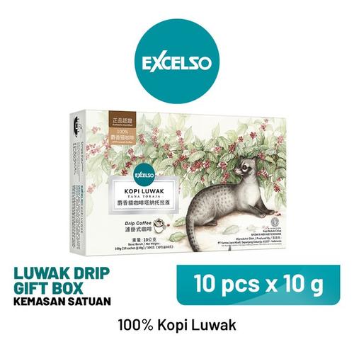 Jual EXCELSO KOPI LUWAK GIFT BOX 100gr ( 10 sachet ) | kopi - Jakarta ...