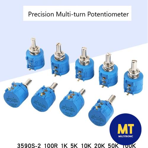 Jual Potentiometer Precision Multi-Turn 3590S-2 (8318) - 20K - Kota ...