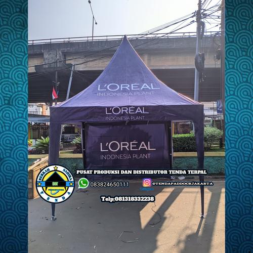 Jual tenda kerucut 3x3 atap print rangka double dek,event,promosi,bazzar - Kota Bekasi - sahira ...
