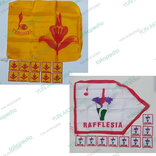 Jual 1 Set Bendera Regu + Tanda Regu Bunga Raflesia Pramuka Bordir ...
