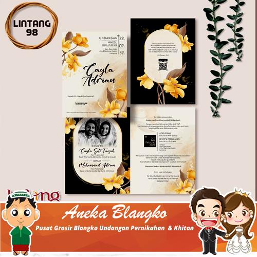 Jual Blangko undangan atau kertas undangan pernikahan merek LINTANG 98 ...
