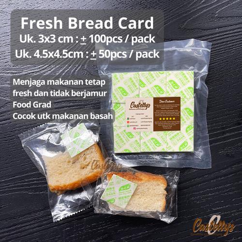 Jual Fresh Bread Card Pengawet Makanan Basah Food Grade Roti Cake ...