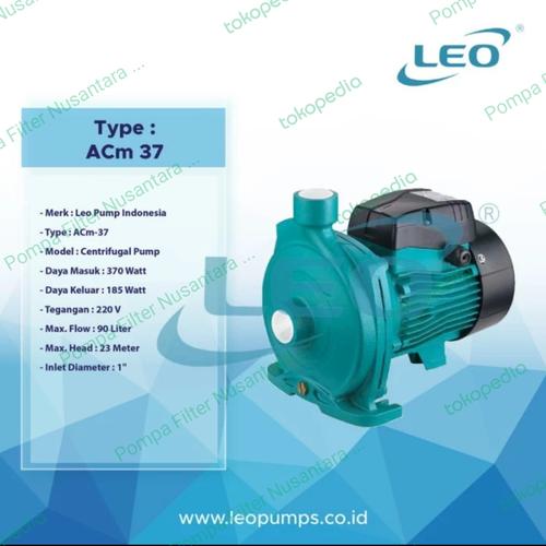 Jual Pompa Air Centrifugal LEO ACM 37 1 inch 220Volt 0,5HP Pompa Transfer - Kota Semarang ...