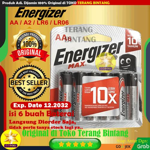 Jual Baterai AA A2 AAA A3 ENERGIZER MAX Long Lasting Battery - AA / A2 - Jakarta Utara - Terang ...