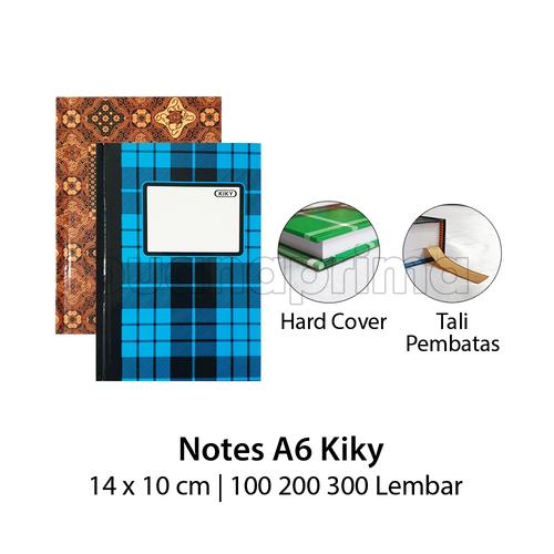 Jual Buku Hard Cover Kiky A6 Kecil 100 200 300 Lembar Notebook Notes ...