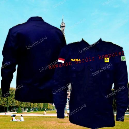Jual Terbaru kemeja PLN seragam PLN pdh PLN baju PLN bisa custom bebas ...