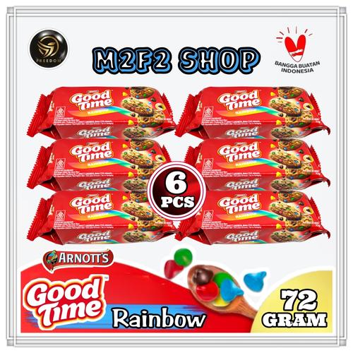 Jual Good Time Rainbow Cookies | Kukis Cokelat Warna Warni - 72 gr (6 ...