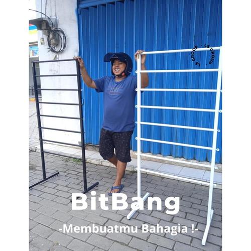 Jual Bitbang - Rak Jilbab Rak Kertas Kado Kain 70x150 cm Full Besi ASLI ...