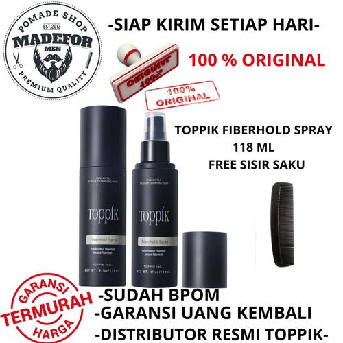 Jual TOPPIK HAIR SPRAY FIBERHOLD TOPPIK HAIR SPRAY FIBER HOLD UKURAN 118ML - Jakarta Utara ...