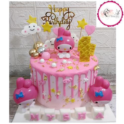 Jual Kie Ulang Tahun Melody / Melody Cake / Kue Ultah Melody Kitty Cake ...