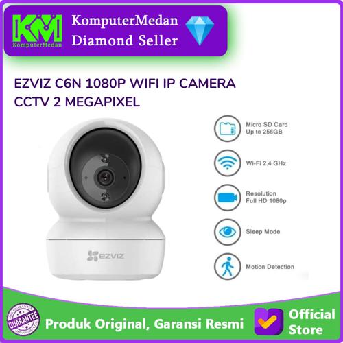 Jual EZVIZ C6N 1080P WIFI IP CAMERA CCTV SMART WI-FI CAMERA 2 MEGAPIXEL ...