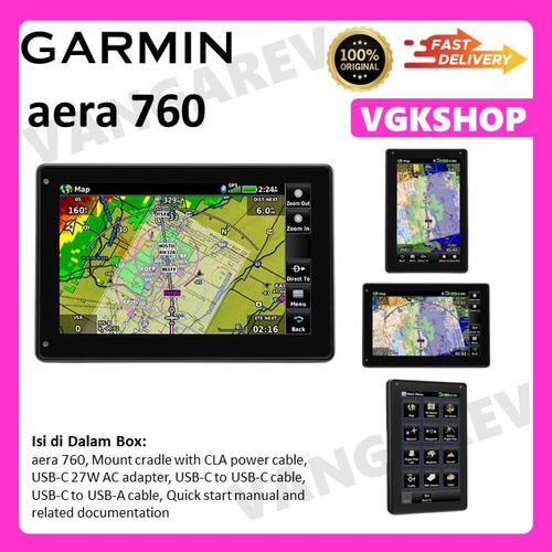 Jual GARMIN aera 760 GPS AVIATION PILOT FLIGHT OFFICER Exclusive ...