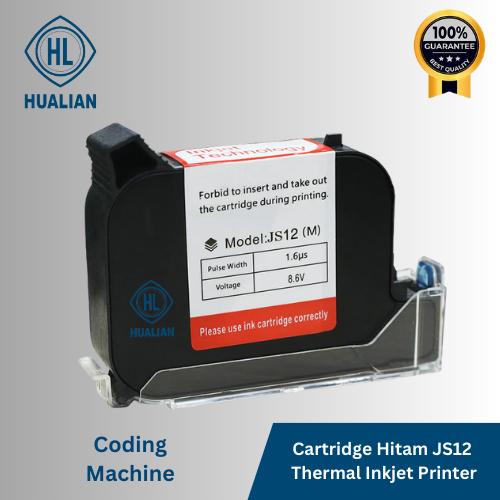 Jual Cartridge Hitam JS12 Thermal Inkjet Printer M6 Handheld Inkjet ...