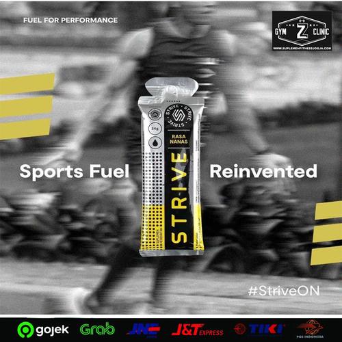 Jual STRIVE ENERGY GEL 24g SIS suplemen tenaga lari sepeda triathlon GU Sac - 1 box - Kab ...