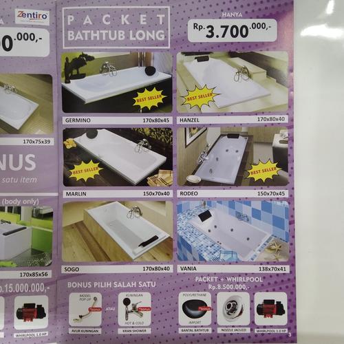 Jual packet bathtub long jacuzzi whirlpool pump Zentiro Vania bak ...