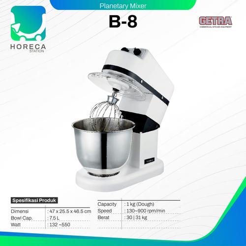 Jual GETRA Planetary Mixer Bakery and Noodle Equipment B-8 / B 8 / B8 ...