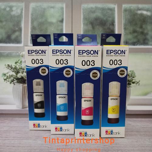 Jual Tinta Epson 003 Original 1set L1110, L3110, L3101, L3150, L5190 ...