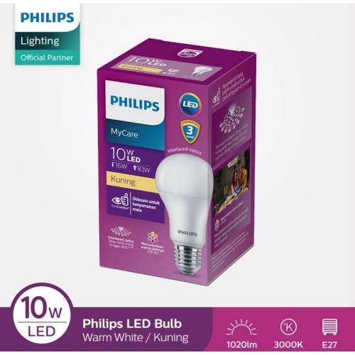 Jual Lampu LED Philips MyCare 4 6 8 10 12 W Watt Kuning Warm White 3000K - 10w - Jakarta Barat ...