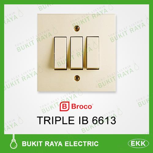 Jual Broco 6613 Saklar IB Triple Switch - Kota Banjarmasin - Bukit Raya ...