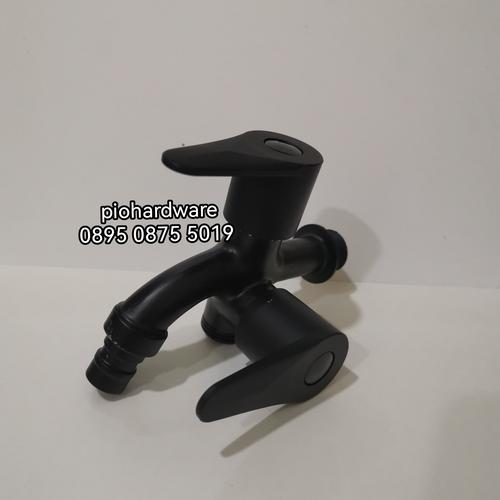 Jual Kran Cabang ORACLE 04 Hitam- Keran besi anti karat | Keran Shower ...