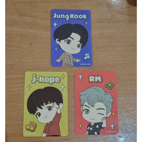 Jual Card BTS / Kartu BTS Motif Kartun / BTS Photo Card Cartoon ...