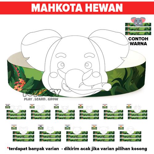 Jual Mainan Edukasi Anak Menggunting Mewarnai Diy Topi Mahkota Ulang ...