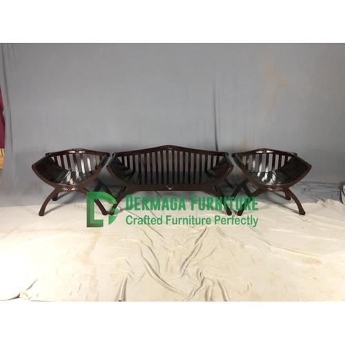 Jual READY STOCK SOFA YUYU SANDARAN KURSI KAYU JATI SOFA KURSI ...