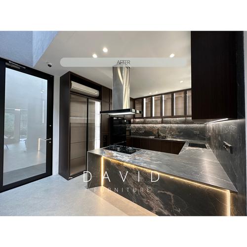 Jual kitchen set custom anti rayap hpl aica tangerang batu quadra ...