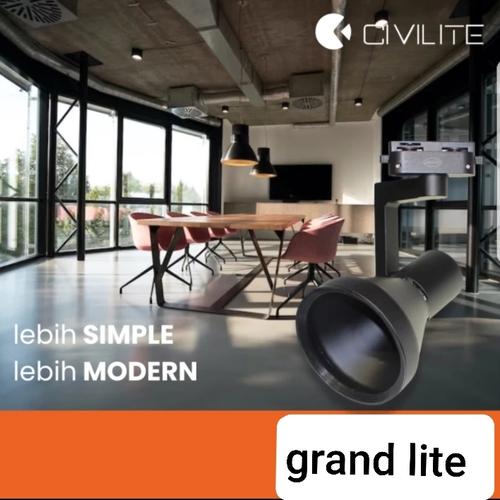 Jual CIVILITE CVL-805 track rell plafon light isi lampu PAR30 kosongan ...