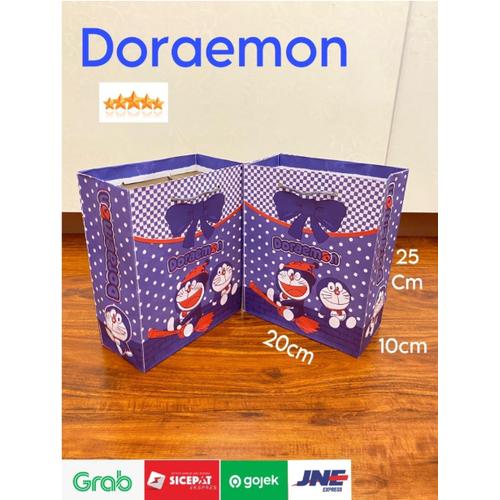 Jual Paperbag Motif DORAEMON 20x10x25 Tas Ultah Snack Anak Goodie Bag ...