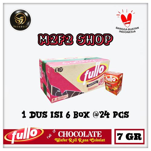 Jual Fullo Stik Full Chocolate | Wafer Roll Cokelat - 8 gr - Jakarta ...