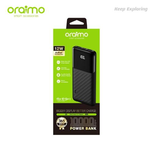 Jual Oraimo Powerbank 10000mAH Toast 10 Byte Dual Fast Charging OPB ...