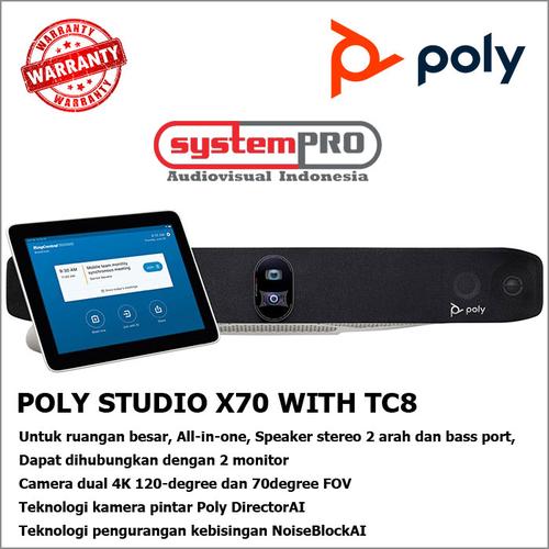 Jual Poly Studio X70 with TC8 - Jakarta Utara - PT Multimedia Sejahtera ...