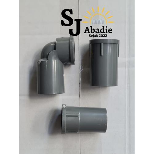 Jual Sambungan Sok Kran Body PVC Drat Kuningan Nepel Sambungan Pipa ...